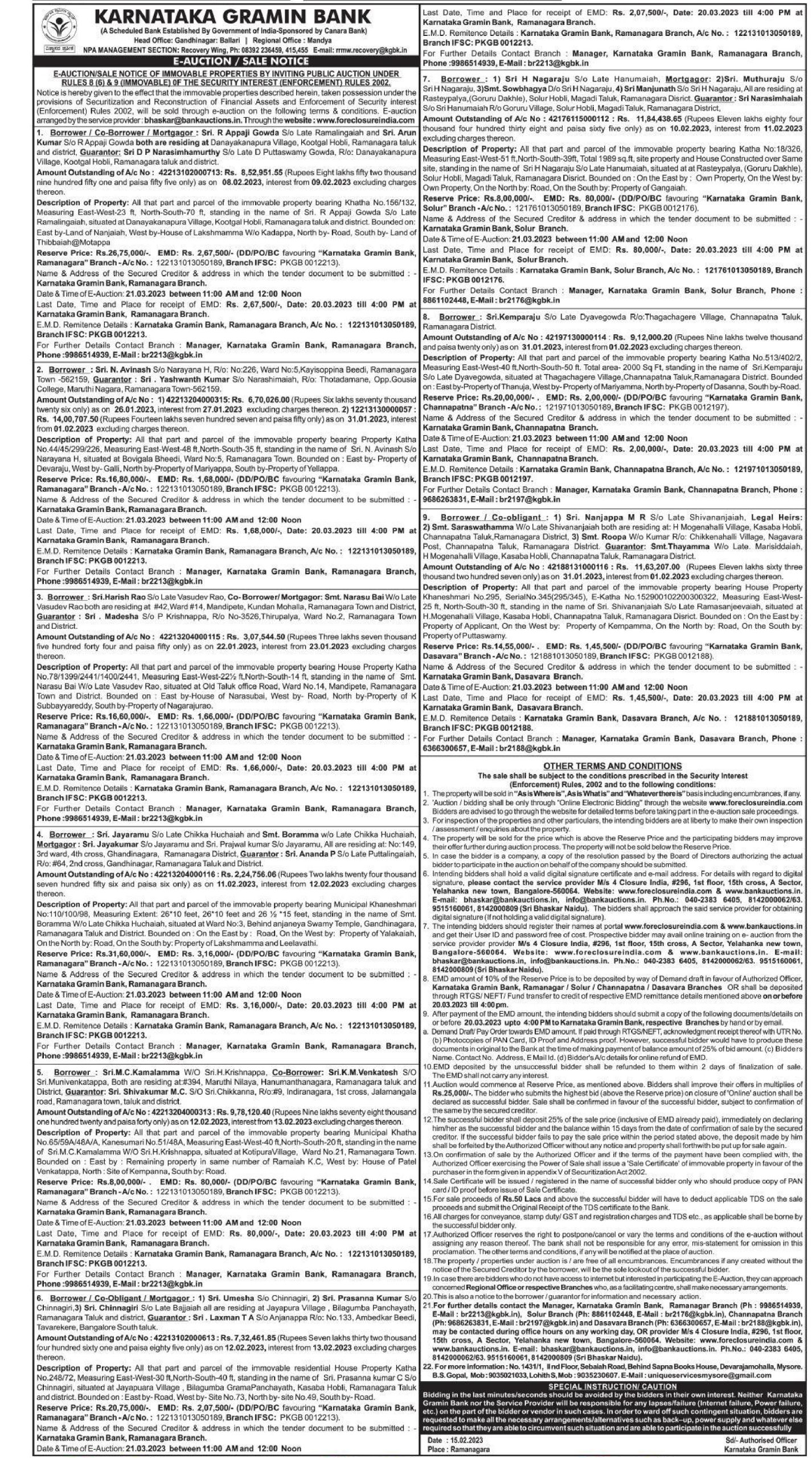 Plot at Behind anjaneya Swamy Temple, Gandhinagara, Ramanagara Taluk ...