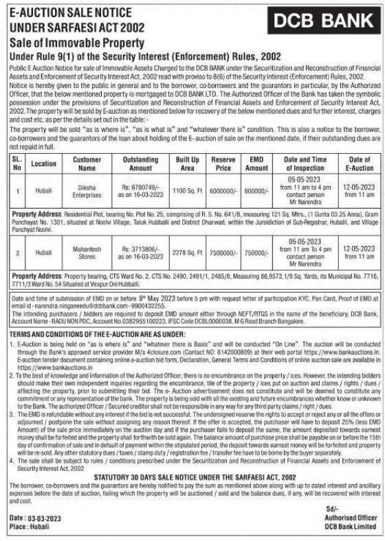 Plot at at Virapur Oni Hubballi – BankAuctions.in